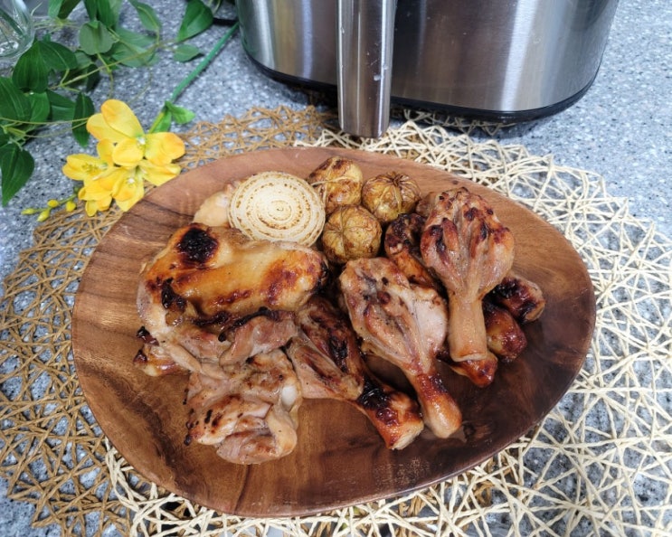 한경희 304 올스텐 에어프라이어 추천 간장치킨, 굽네갈비천왕 만들기 HE-A817 : 네이버 블로그