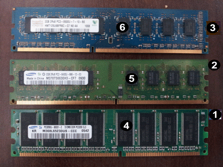 램 DDR1, DDR2, DDR3, DDR4 차이점과 구별방법 : 네이버 블로그