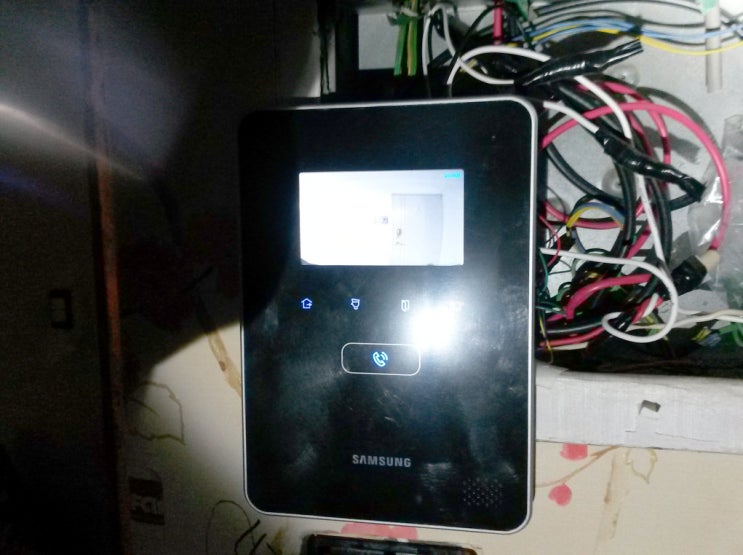 인천 옥련동 쌍용아파트 삼성 인터폰 SHT-3625 설치 : 네이버 블로그