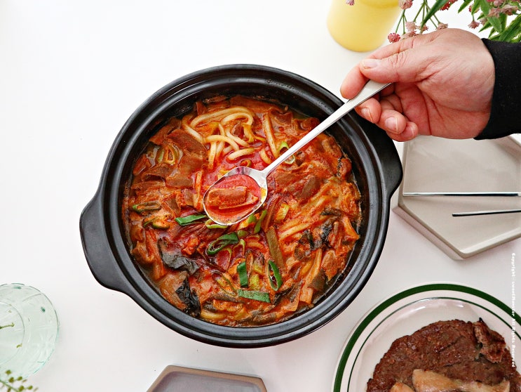 간단한 저녁메뉴 추천 호밍스 언양식 바싹불고기 부산식 곱창전골 네이버 블로그