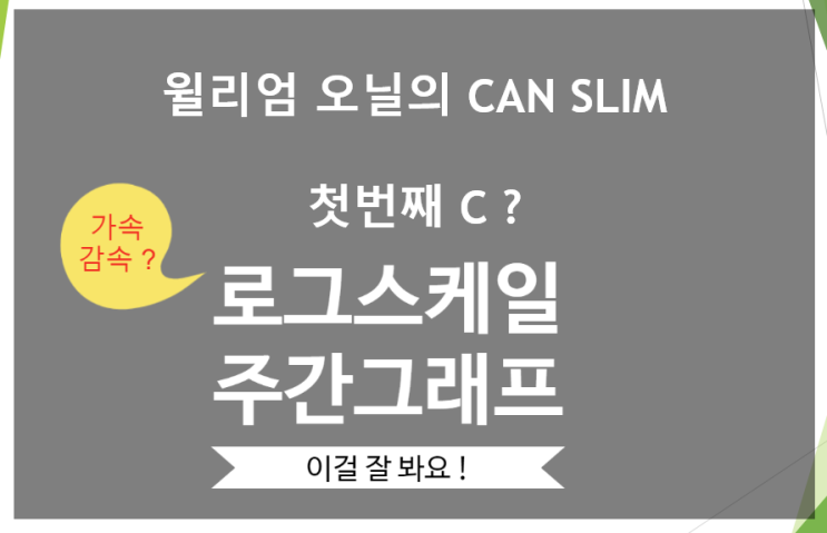 윌리엄오닐의 CAN SLIM 투자전략의 첫번째 C (feat. 로그스케일 주간 그래프를 확인해야 하는 이유 9) : 네이버 블로그