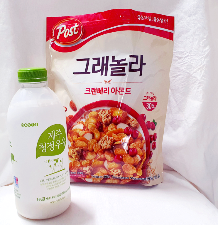 포스트 그래놀라 크랜베리 아몬드 솔직후기 켈로그 비교 네이버 블로그