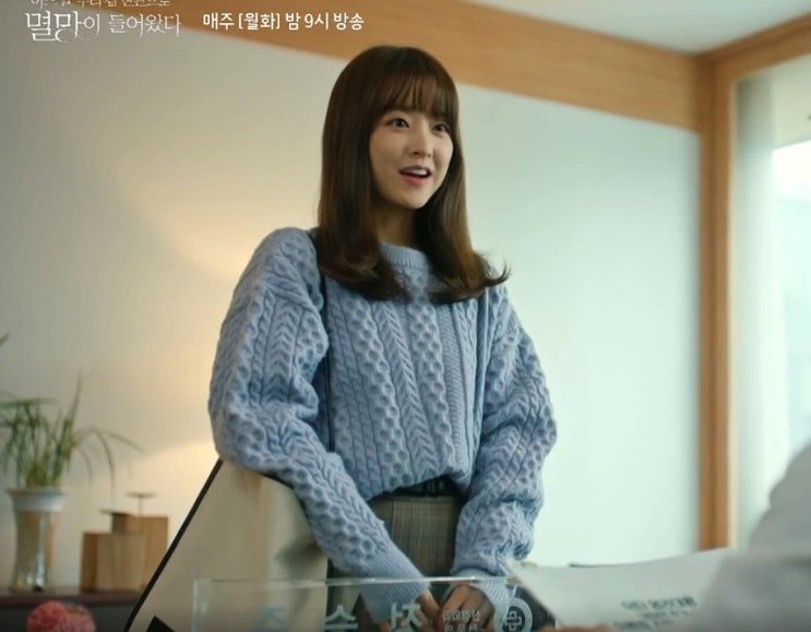 어느 날 우리 집 현관으로 멸망이 들어왔다 박보영 옷 패션 니트 스커트 가방이 궁금해 네이버 블로그