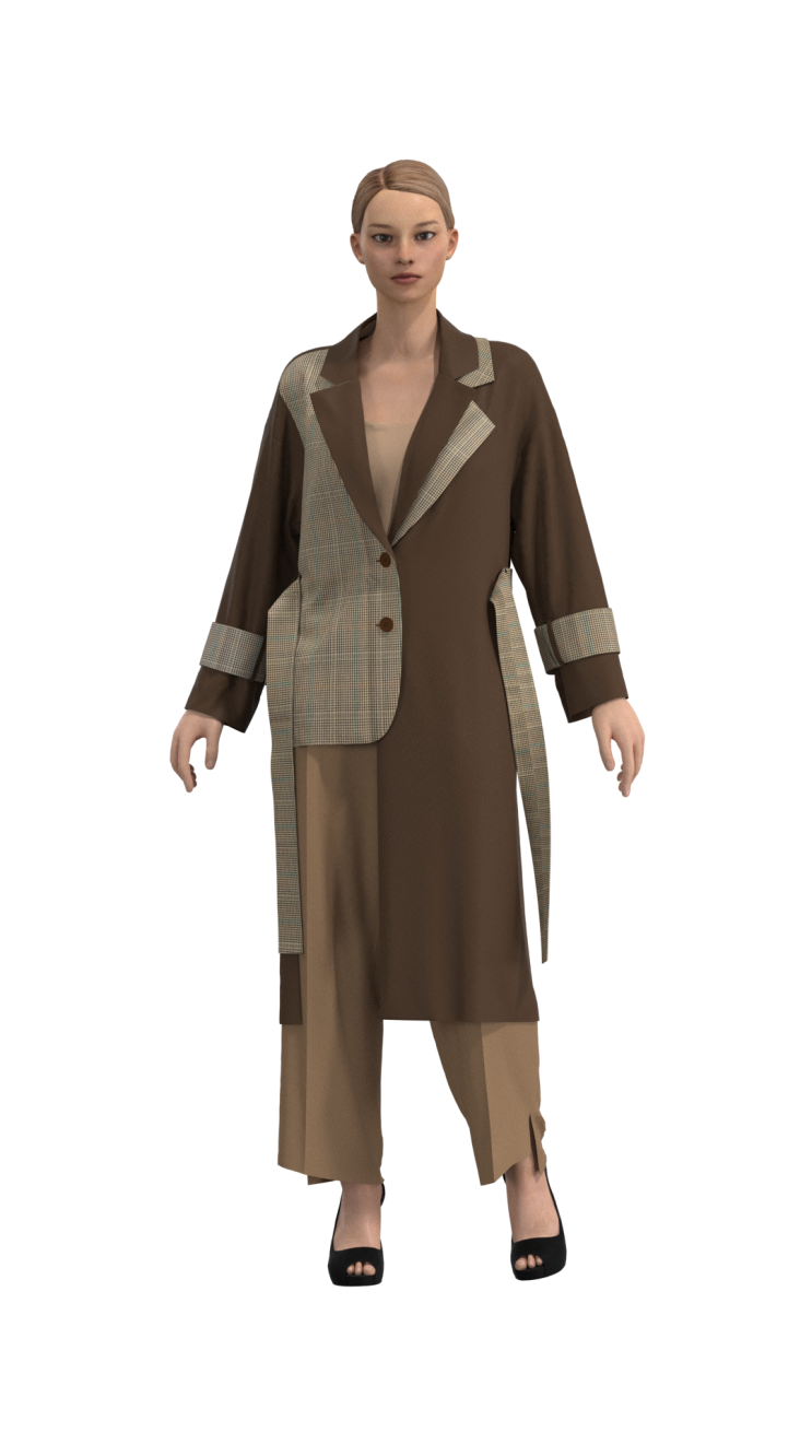 [패턴전문학원] 3D CLO를 활용한 전시회 학생작품 - 클로 / CLO / 3D / 3DCLO / Jacket / Pants ...