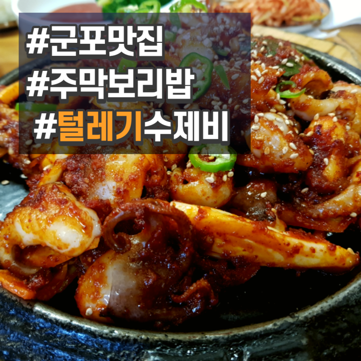 군포맛집 대야미맛집 주막보리밥 털레기수제비 쭈꾸미볶음 네이버 블로그