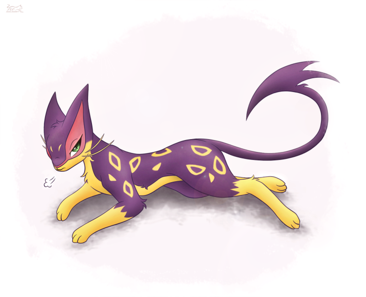 [포켓몬 그림] 레파르다스-2 (Liepard) : 네이버 블로그