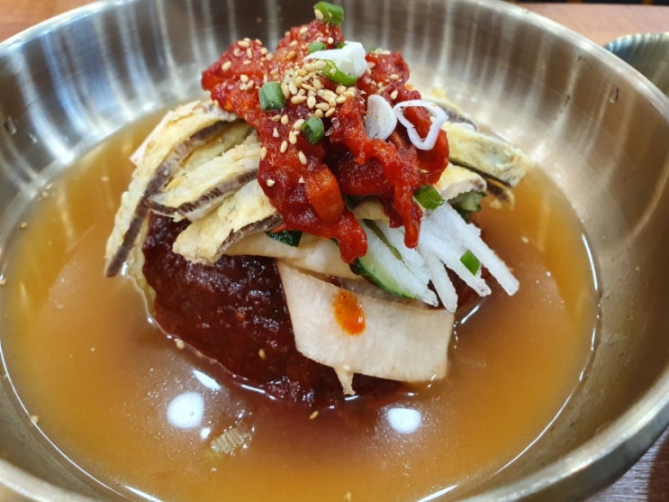 먹거리순천 팔마체육관 큰길 근처 육전냉면 갈비탕 교동면옥 네이버 블로그