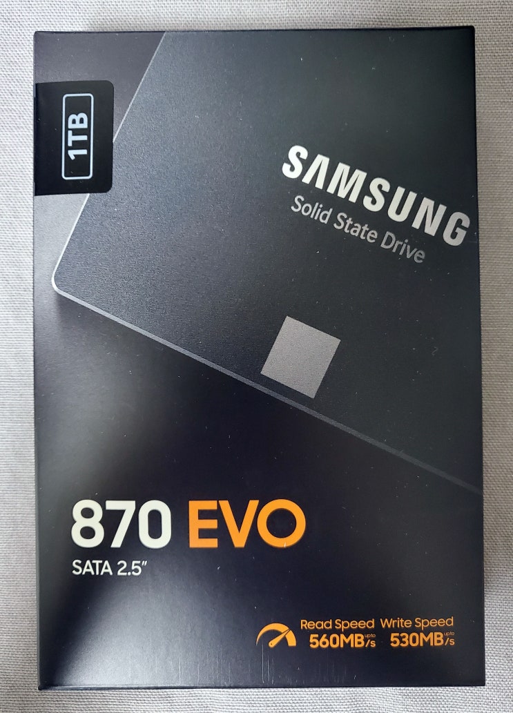 [SSD] Samsung SSD 870 EVO 1TB : 네이버 블로그