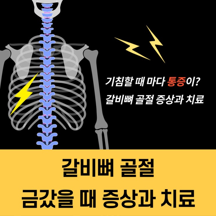 갈비뼈 금갔을때 증상 늑골 골절 치료 방법 네이버 블로그
