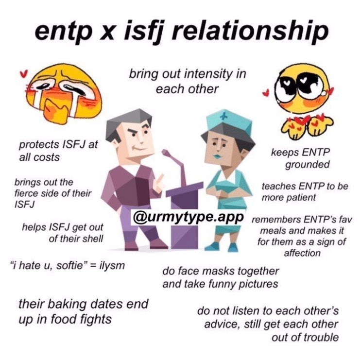 [MBTI]entp isfj 조합 entj isfj조합 고충점 : 네이버 블로그