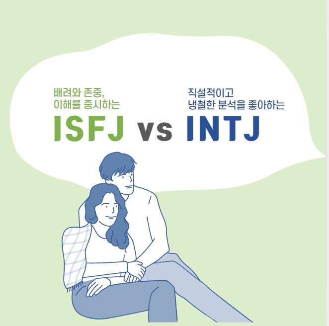 ISFJ와 INTJ사이 연애궁합특성과 주요갈등::MBTI유형별 연애궁합특성 : 네이버 블로그
