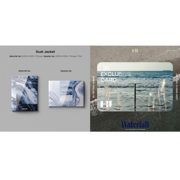 131_LABEL (B.I 비아이 'WATERFALL' ALBUM DETAIL) (+ 131EXCLUSIVE CARD ...