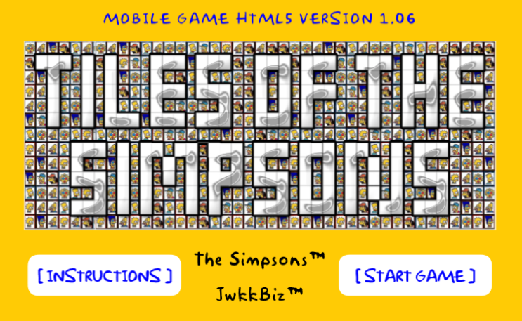[심슨타일(Tiles of the Simpsons)] 월루, 심심풀이에 제격인 게임 : 네이버 블로그