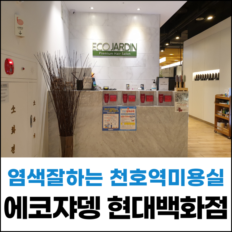 염색 잘하는 천호역 미용실 천호동 미용실 에코쟈뎅 천호현대백화점 네이버 블로그