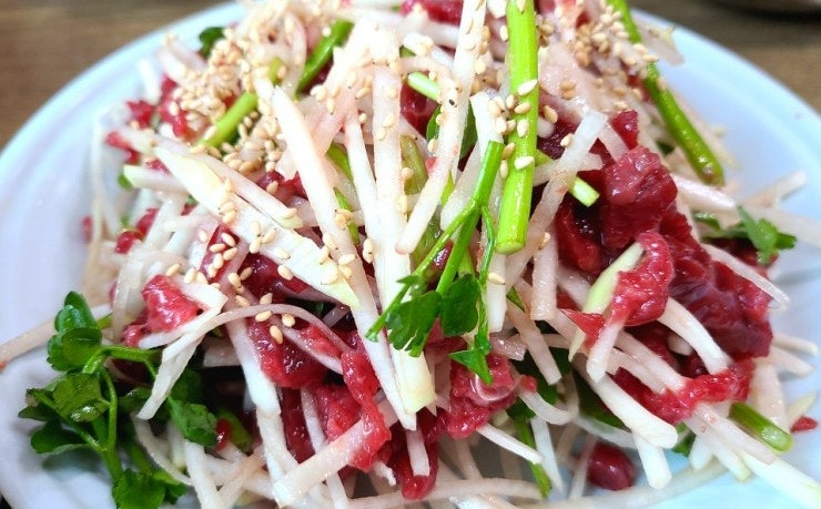 구미맛집 겉절이야채와 육회가 최고인 찐맛집 장천성원식육식당 네이버 블로그