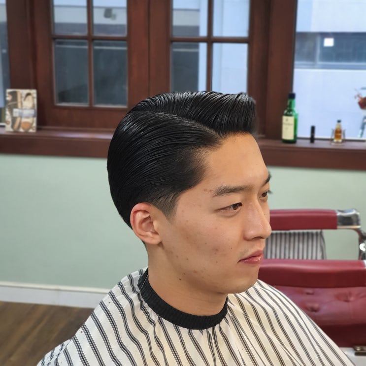 가을 남자머리 추천 신사역 바버샵에서 클래식 사이드파트 스타일로 네이버 블로그