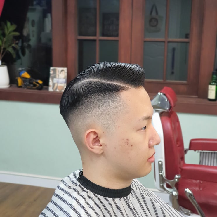 신사역 남자머리 스캇바버샵 사이드파트 엣지포인트 네이버 블로그