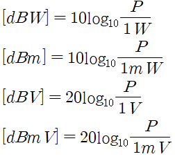 정보통신기사, dBm/dBW/dBV/dBmV : 네이버 블로그