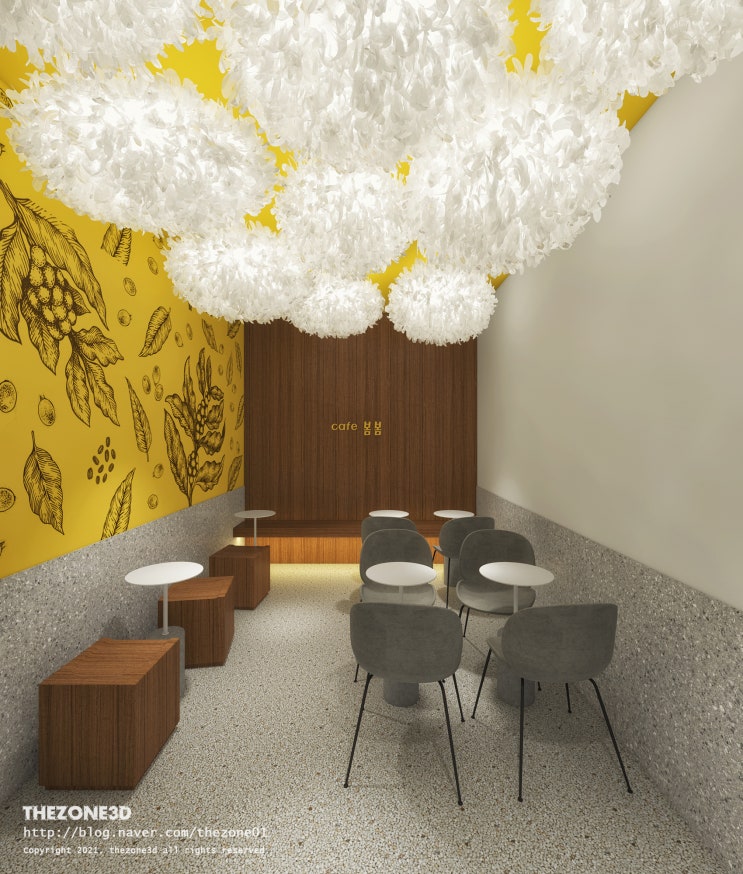 Cafe 카페인테리어투시도 카페 컨셉디자인 3d투시도 외주설계 더존쓰리디 네이버 블로그