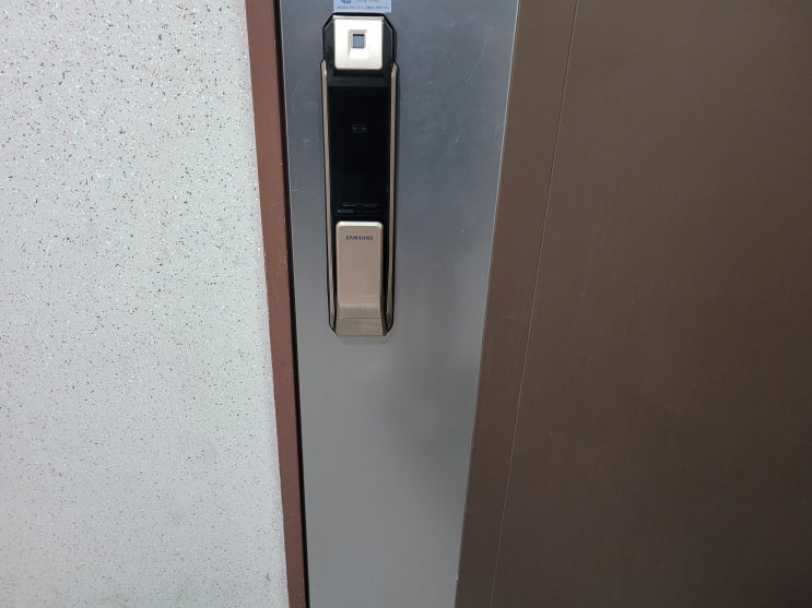 삼성도어락SHP-P71 자가설치 및 AS후기(꿀팁有!!) : 네이버 블로그