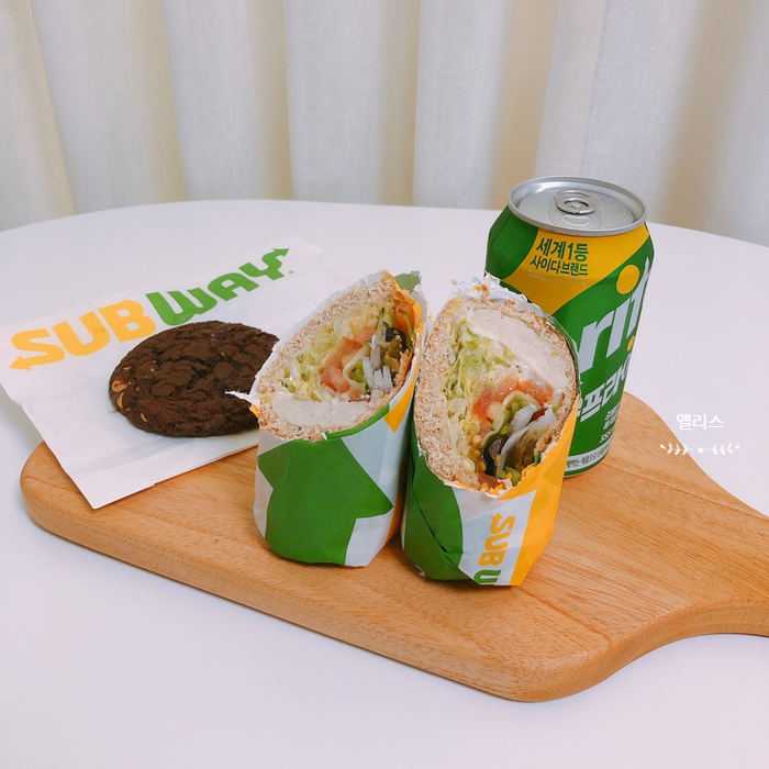 서브웨이 꿀조합 로스트치킨 쿠팡이츠 배달로 주문 네이버 블로그