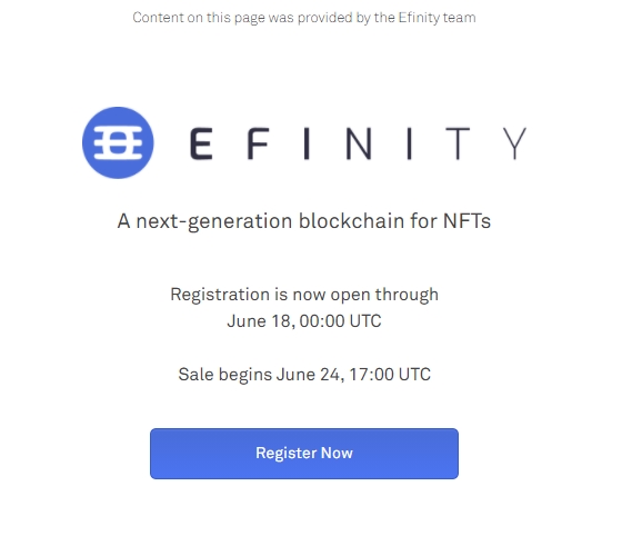 코인리스트 새로운 세일 EFINITY(이피니티) ICO 참여방법! : 네이버 블로그