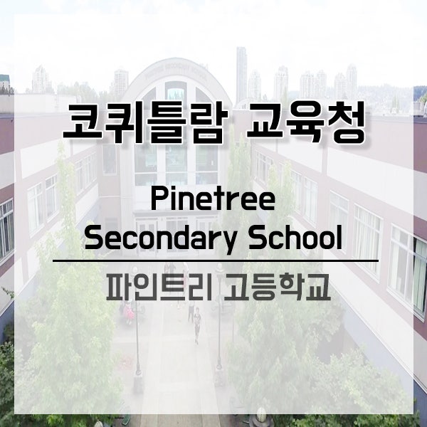 코퀴틀람 교육청 파인트리 고등학교 (Pinetree Secondary School) : 네이버 블로그