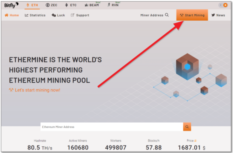 이더마인(Ethermine)에서 채굴하는 법(간단히) : 네이버 블로그