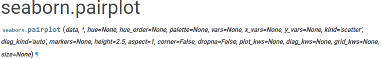 Python - 변수간 관계 확인, sns.pairplot : 네이버 블로그