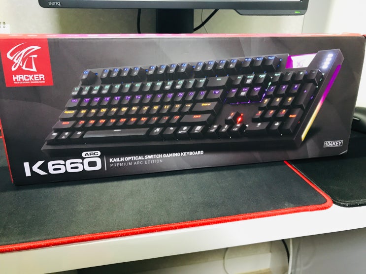 [내 돈 내산] 해커 K660 ARC 카일 광축 키보드 후기 (리니어) : 네이버 블로그