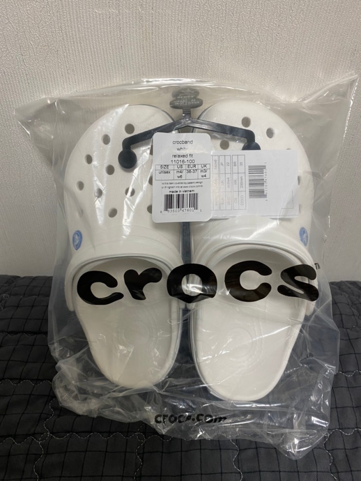 [CROCS] 크록스 크록밴드 11016_100 화이트 230 후기 (사이즈팁) : 네이버 블로그