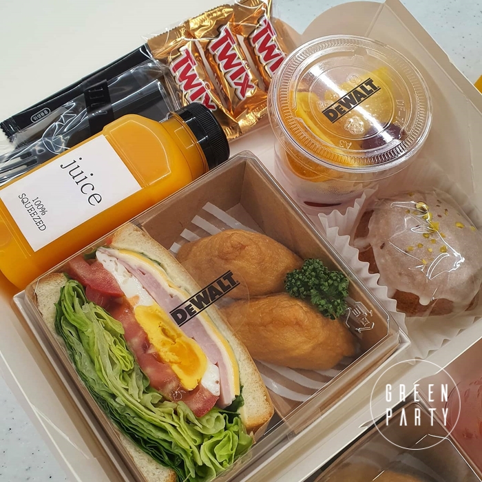 그린파티 클럽 샌드위치 유부초밥 도시락 다과박스 케이터링 네이버 블로그