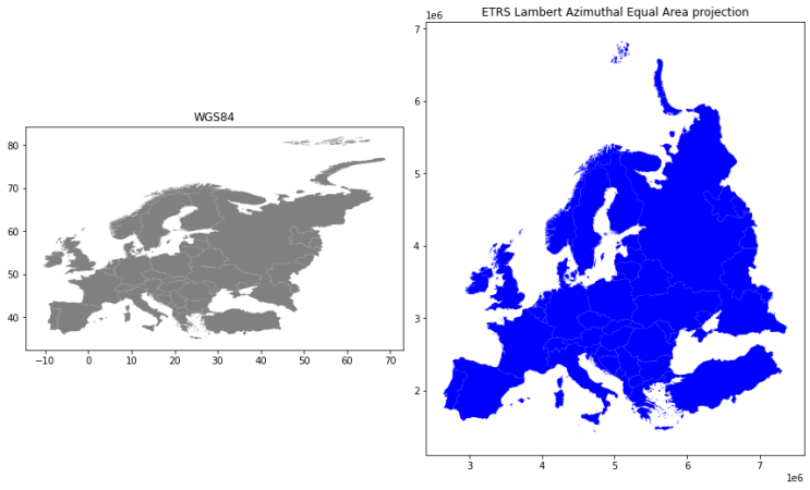 [Python] 맵 만들기 Map projections (CRS, Pyproj) : 네이버 블로그