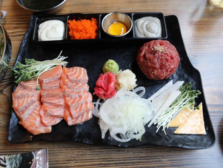금천동 맛집 육회왕자 연어공주 무한리필 가성비 갑 네이버 블로그