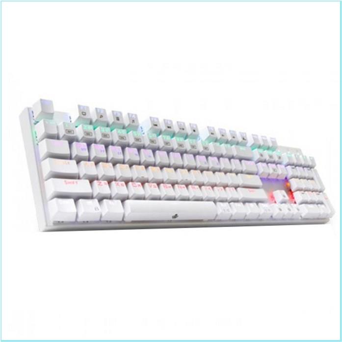 앱코 HACKER 한영 이중사출 키캡 레인보우 LED 게이밍 기계식 키보드 청축, K640, 화이트 (인싸) 어떠세요 ...