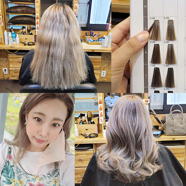 애쉬베이지 코토리베이지 염색 신림 롤헤어 네이버 블로그