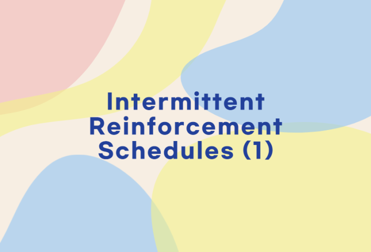 Intermittent Reinforcement Schedules 간헐강화계획(기본유형) : 네이버 블로그