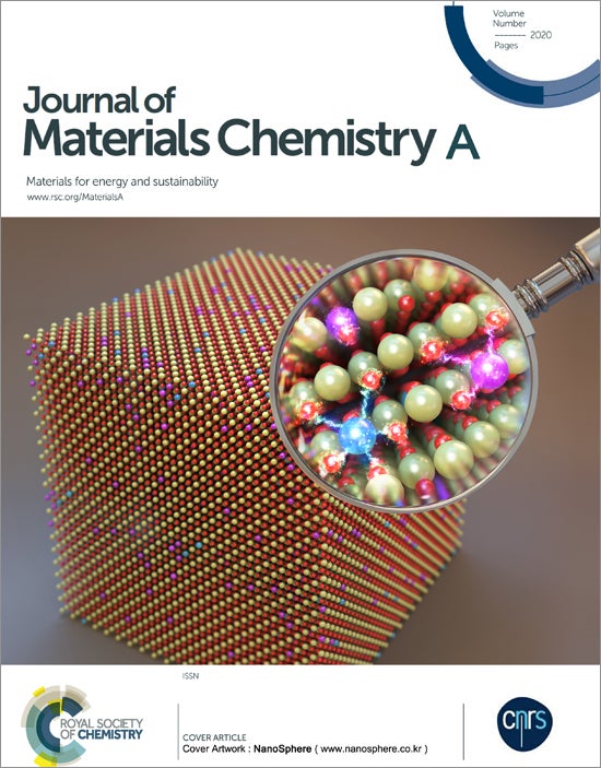 Rscjournal Of Materials A커버이미지논문표지figure저널커버논문그림논문삽화저널표지논문커버