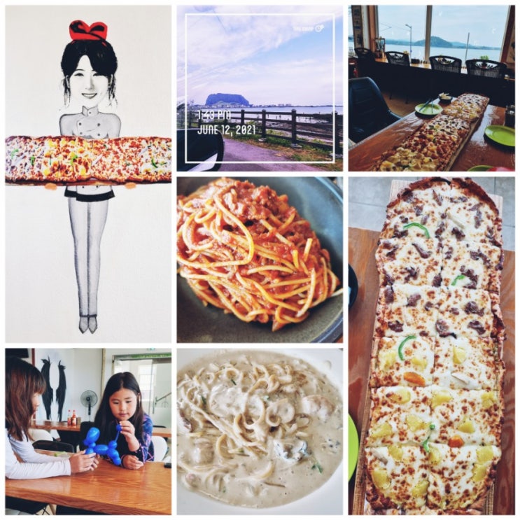 성산일출봉 제주치즈 솔솔 1m피자 피자굽는 돌하르방 우뇌속독소녀들이 인정한 파스타 맛있는 집 네이버 블로그