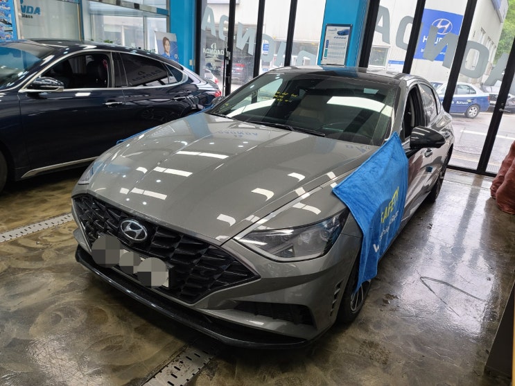 오산차유리 신형 쏘나타 DN8 HUD 앞유리 교체 잘하는 곳은 여기 입니다. : 네이버 블로그