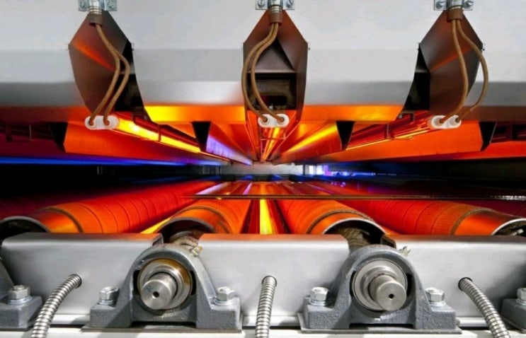 Glass 산업분야 적용_적외선램프/NIR Lamp/할로겐램프/근적외선램프/MIR Lamp/적외선오븐/Near Infrared ...