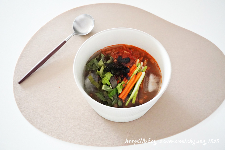 도토리 묵사발 만들기 냉면육수로 쉽고 맛있게 여름음식 : 네이버 블로그