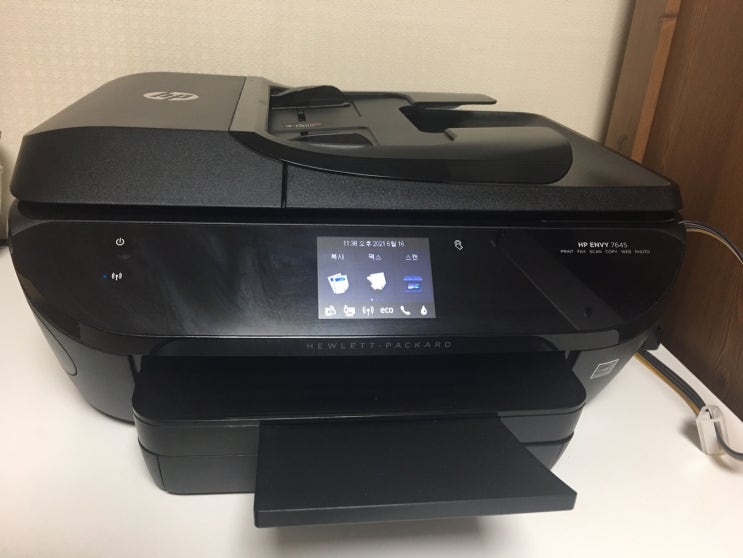 HP ENVY 7645 복합기 1년 사용 후기 : 네이버 블로그