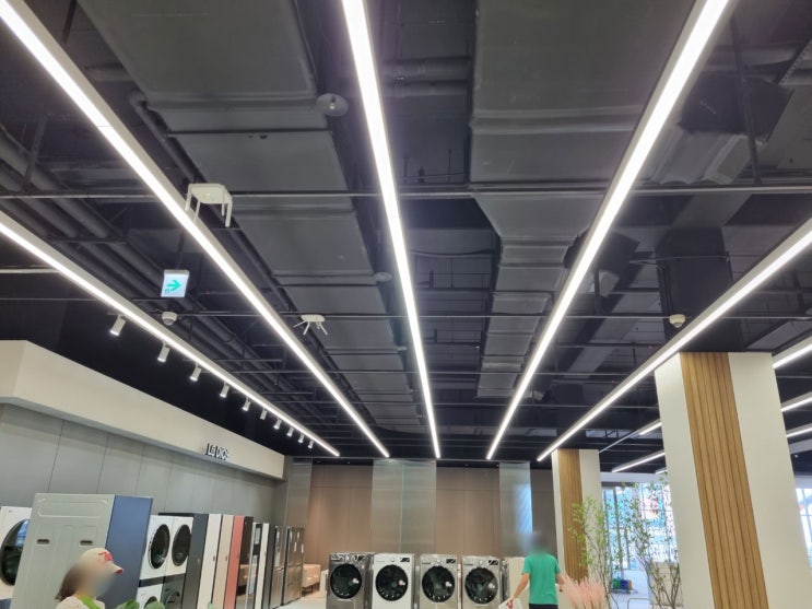 Led 라인조명 간접조명 부산 현장 노출형 설치 시공 사례 거실조명 천장 직부 매립형 아파트 인테리어 라인등 우물천장간접조명
