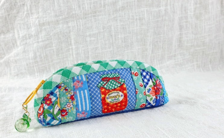 퀼트 Quilt DIY 피드색 쨈필통_How to make a Quilt Pencil Case_Quilt Pouch : 네이버 블로그