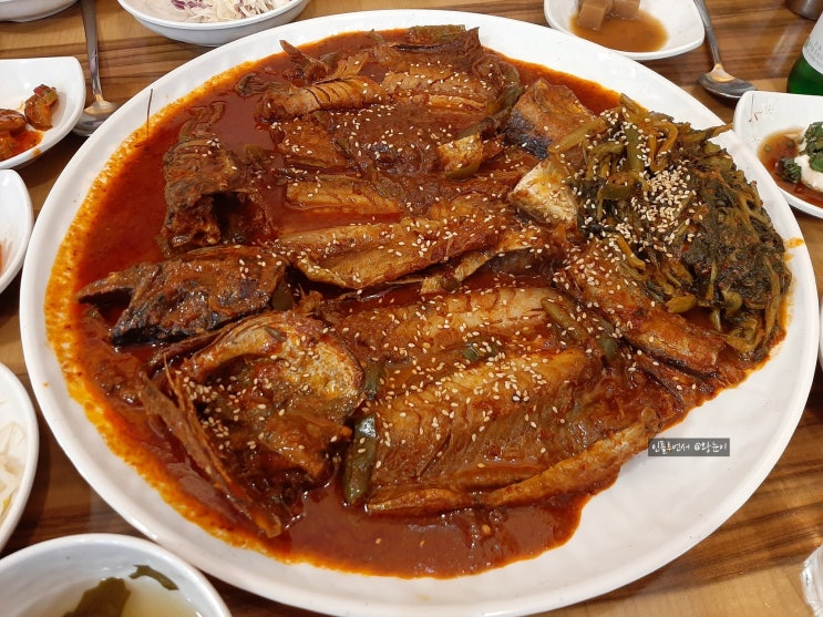 신당동 명태조림 맛집 [명태어장 신당점] 매콤시래기 명태조림 : 네이버 블로그