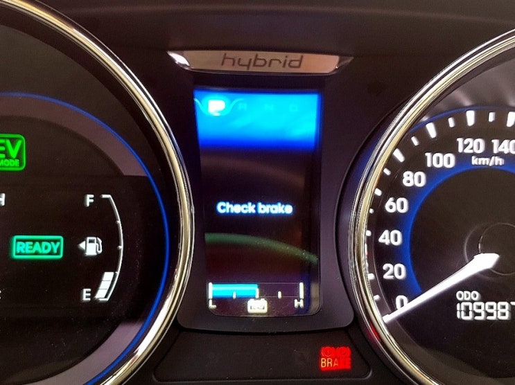 쏘나타(소나타) 하이브리드 Check brake 경고등 고장코드 C1235 압력센서 단선/단락 HPU 교체 비용 : 네이버 블로그