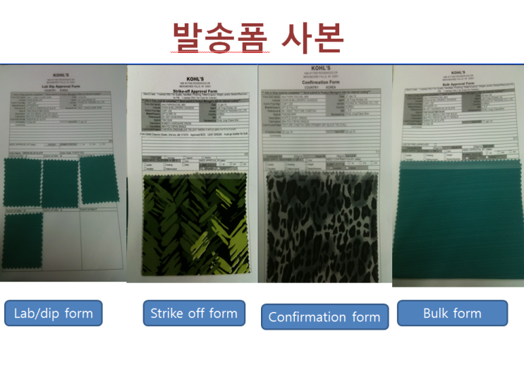 의류벤더 해외영업팀 원단 발주 프로세스 네이버 블로그