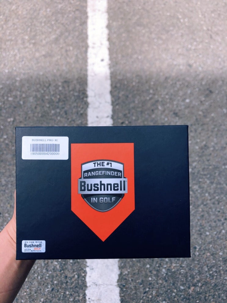 [골프] 부쉬넬(Bushnell) PRO XE 거리측정기 개봉기/사용방법 : 네이버 블로그