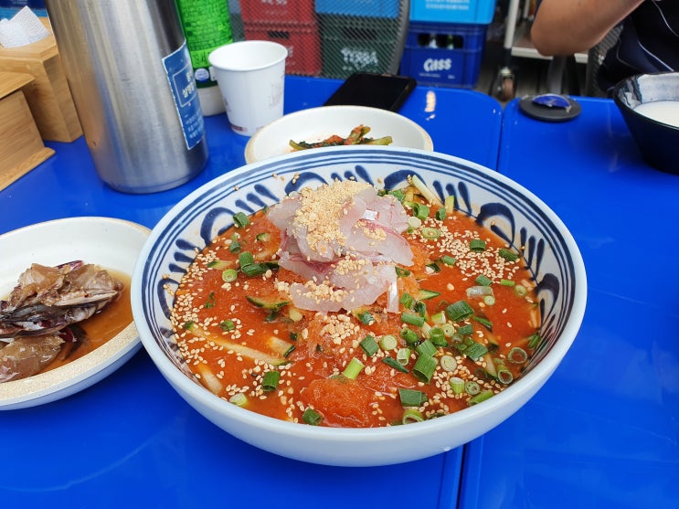 먹골역에 위치한 물회와 해물파전을 맛있게 먹었던 연안식당 네이버 블로그